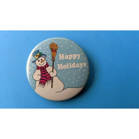 christmas | Jewelry | Vintage Russ Christmas Frosty Snowman Happy ...